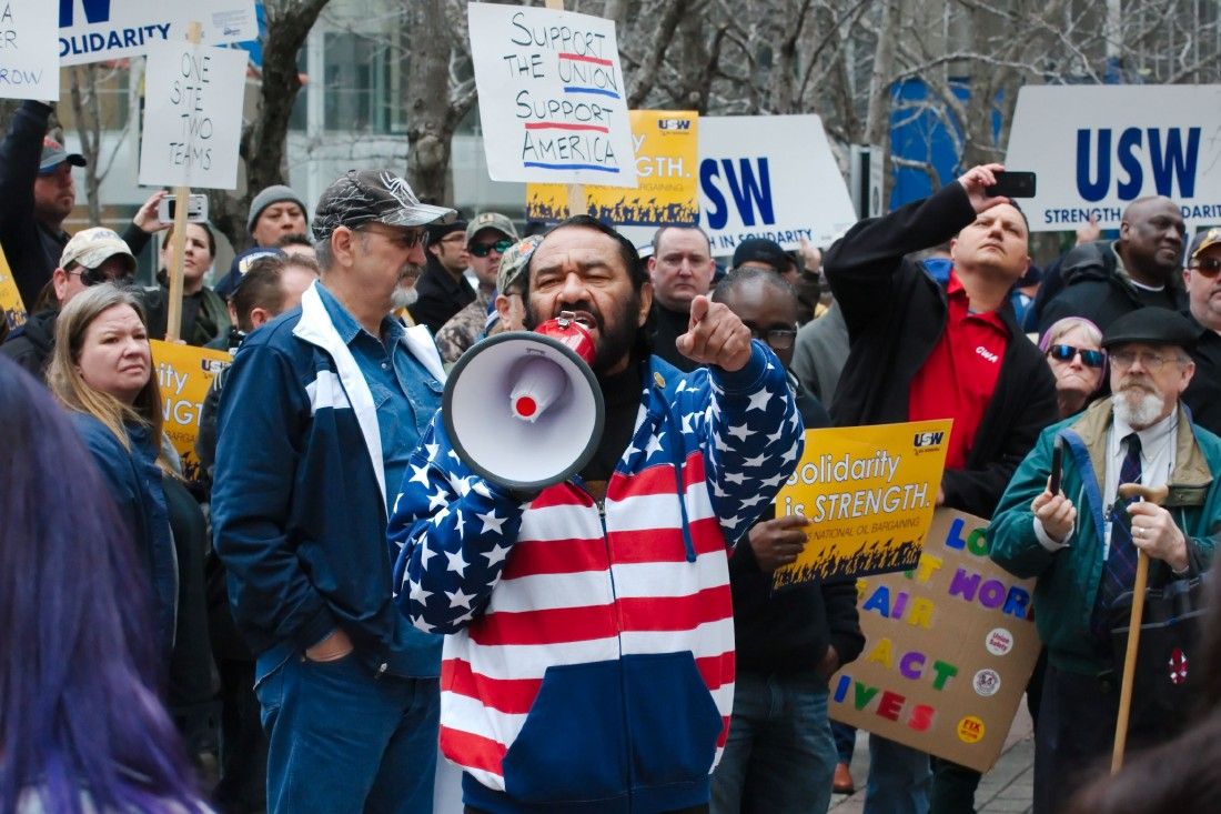 Strikers push for better work conditions with march in Houston