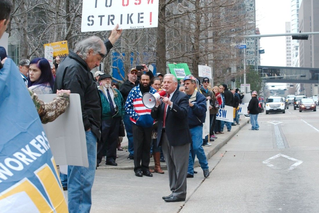 Strikers push for better work conditions with march in Houston