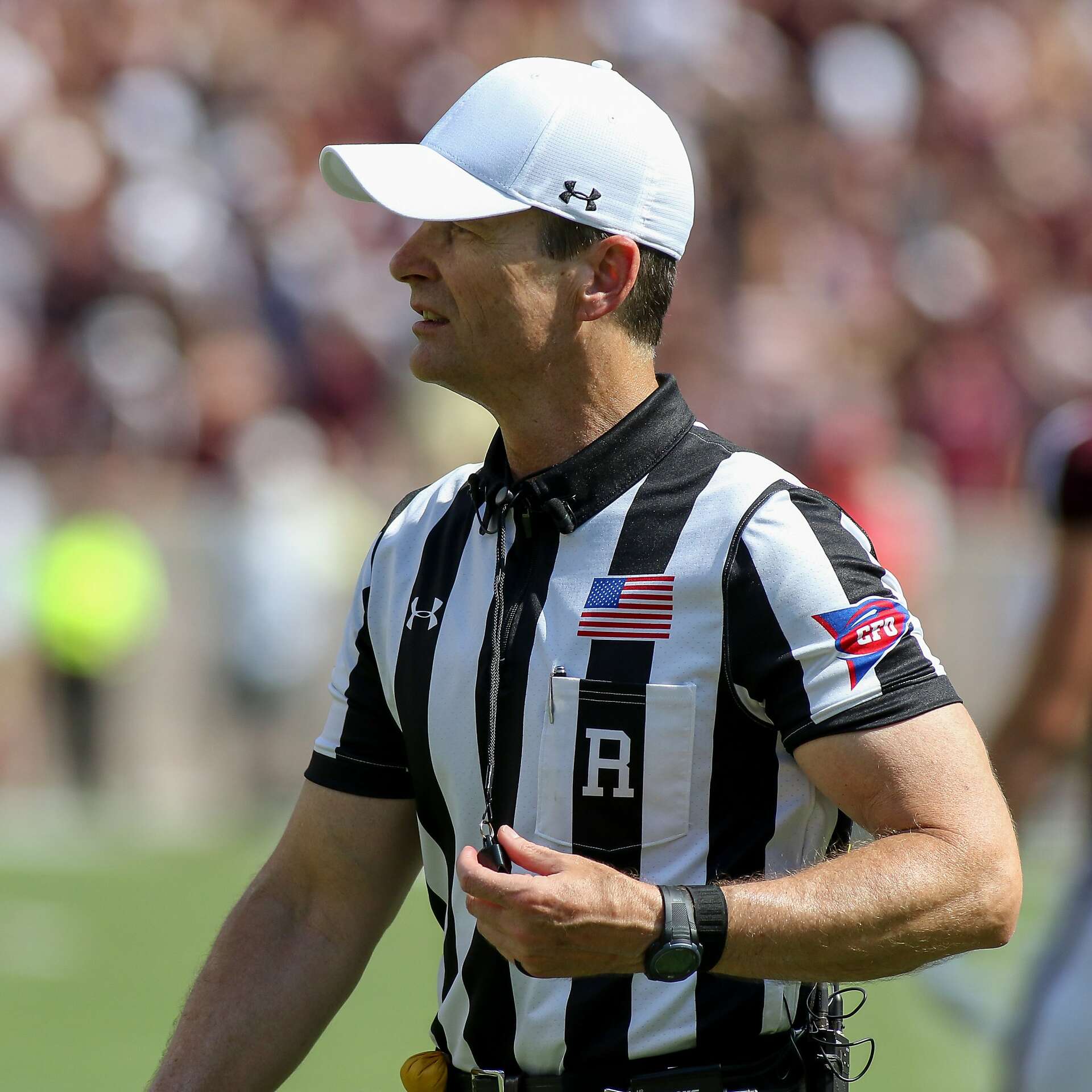 Under Armour has college football zebras on its side