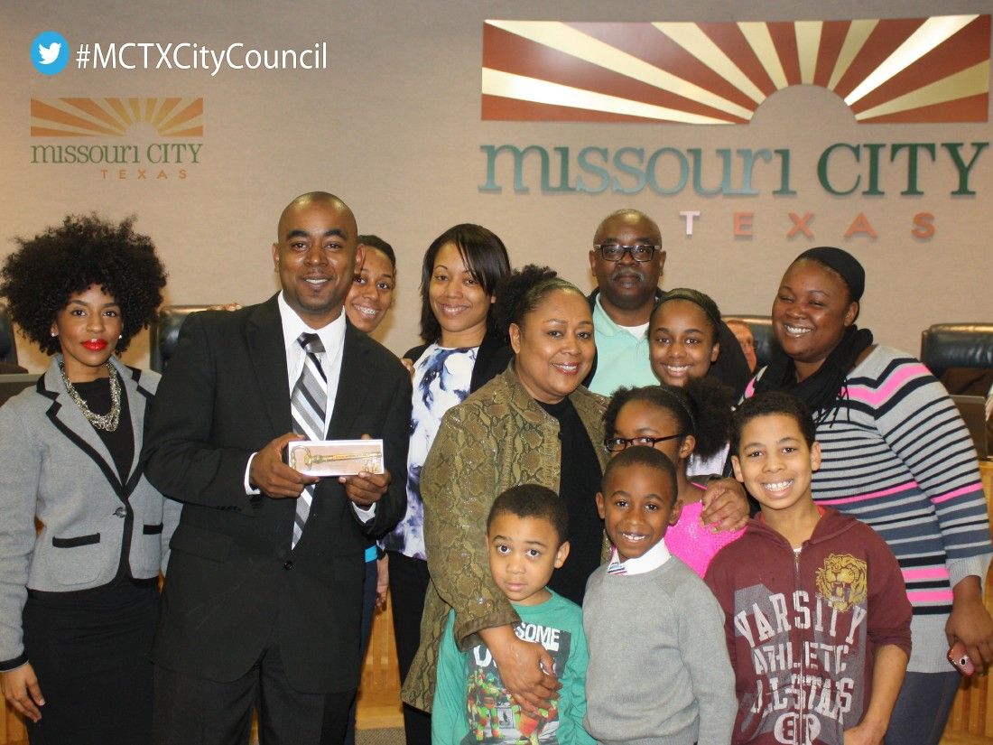 Missouri City council recognizes Moutra for accomplishments