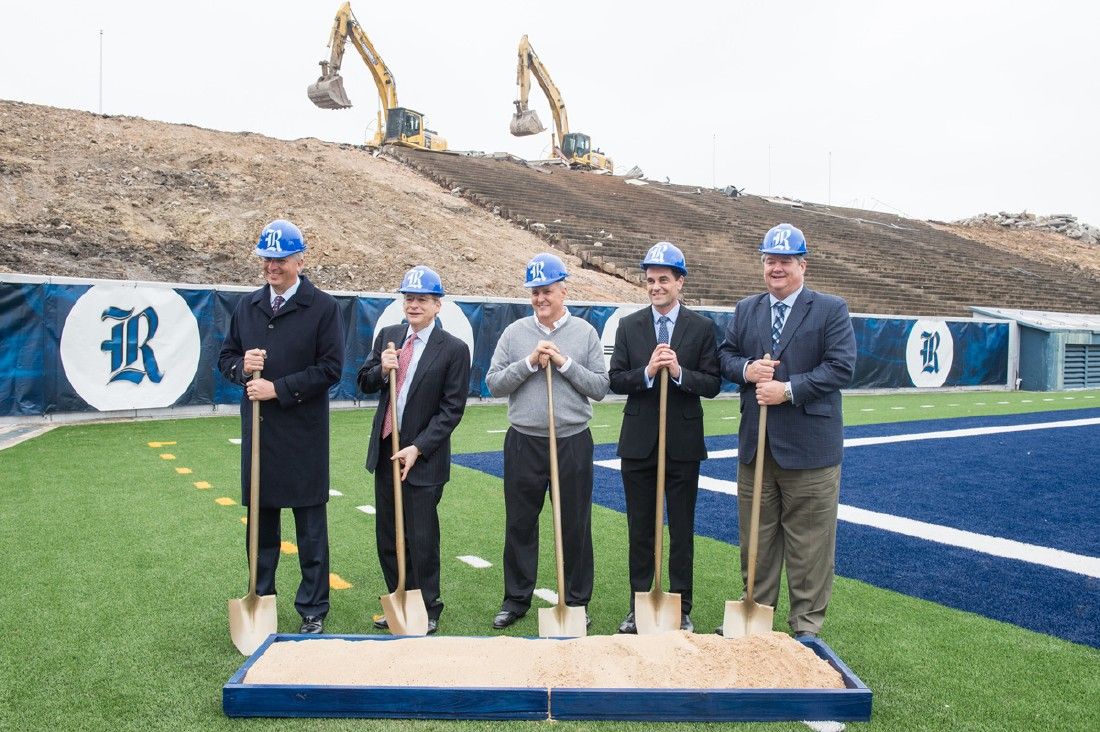 Rice holds ceremonial groundbreaking for new Brian Patterson Sports ...