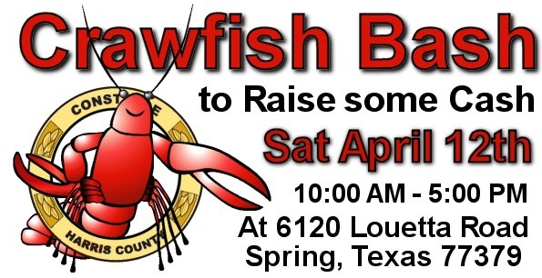 Crawfish bash to benefit Harris County Precinct 4 Constable’s Office