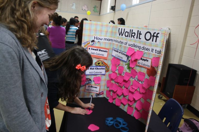 Health fair for students, parents and community at South Shaver Elementary