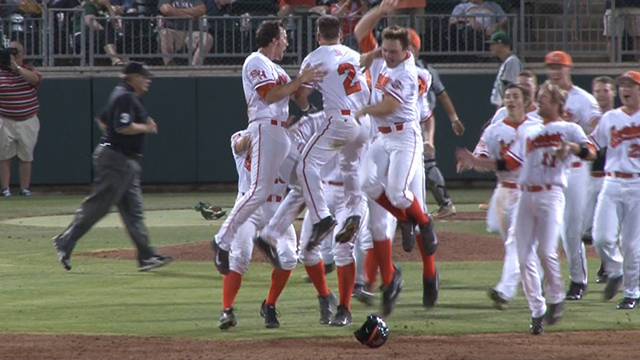 BEARKAT BASEBALL: Shea Pierce walk-off gives SHSU 2-1 win