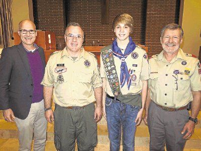 Robinson earns Eagle Scout rank