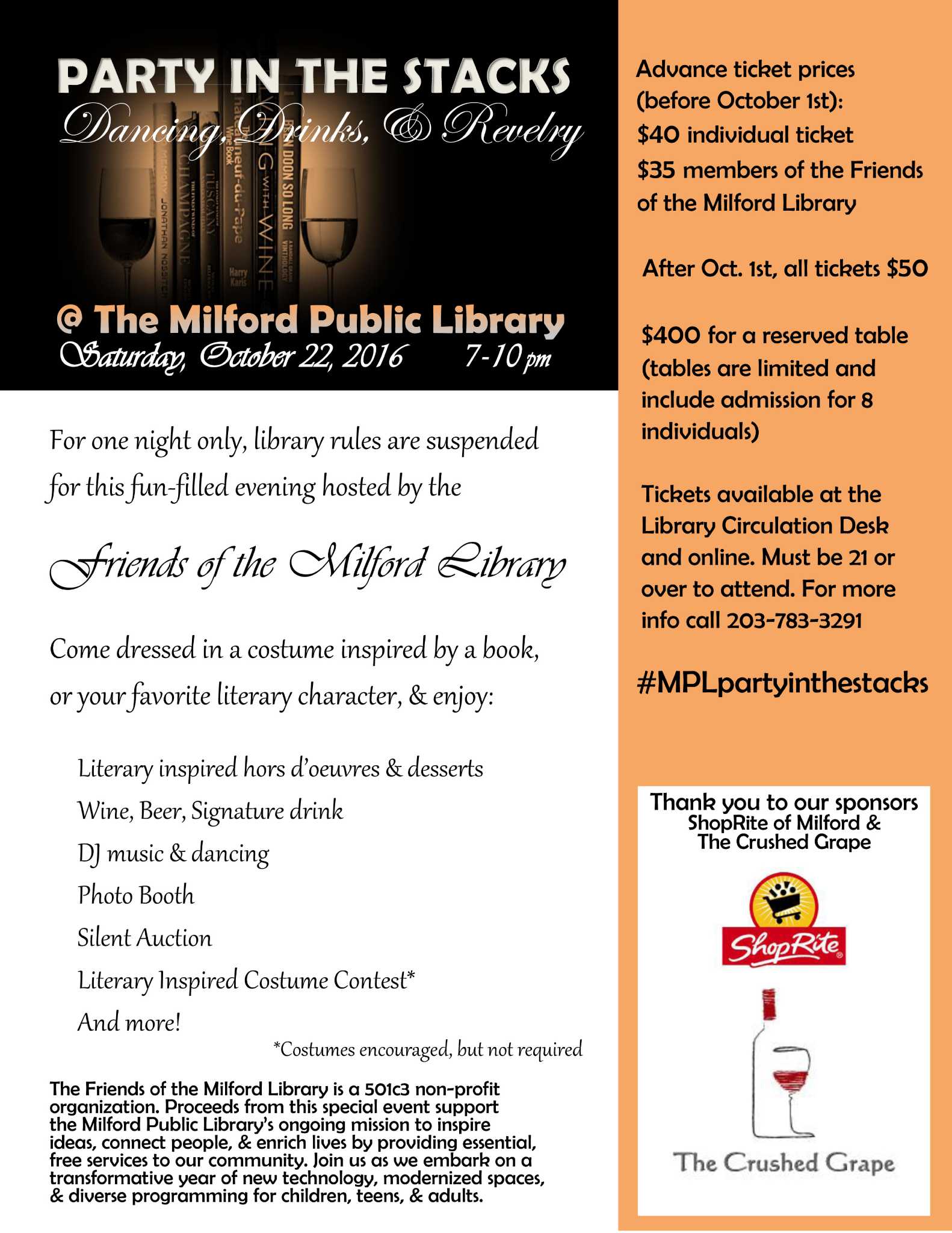 Get ready to party.. in the library