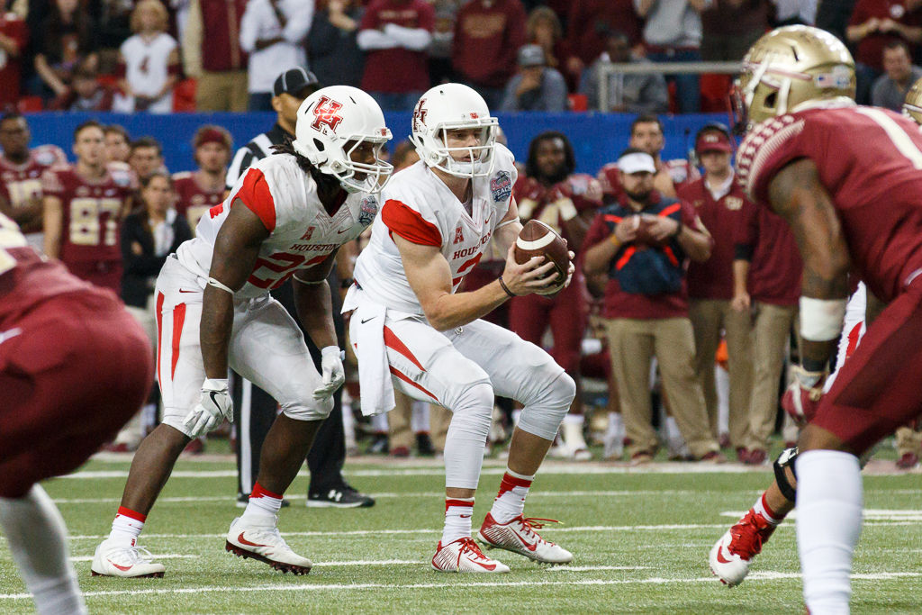 NCAA FOOTBALL: Kyle Postma epitomizes competitive focus for Houston