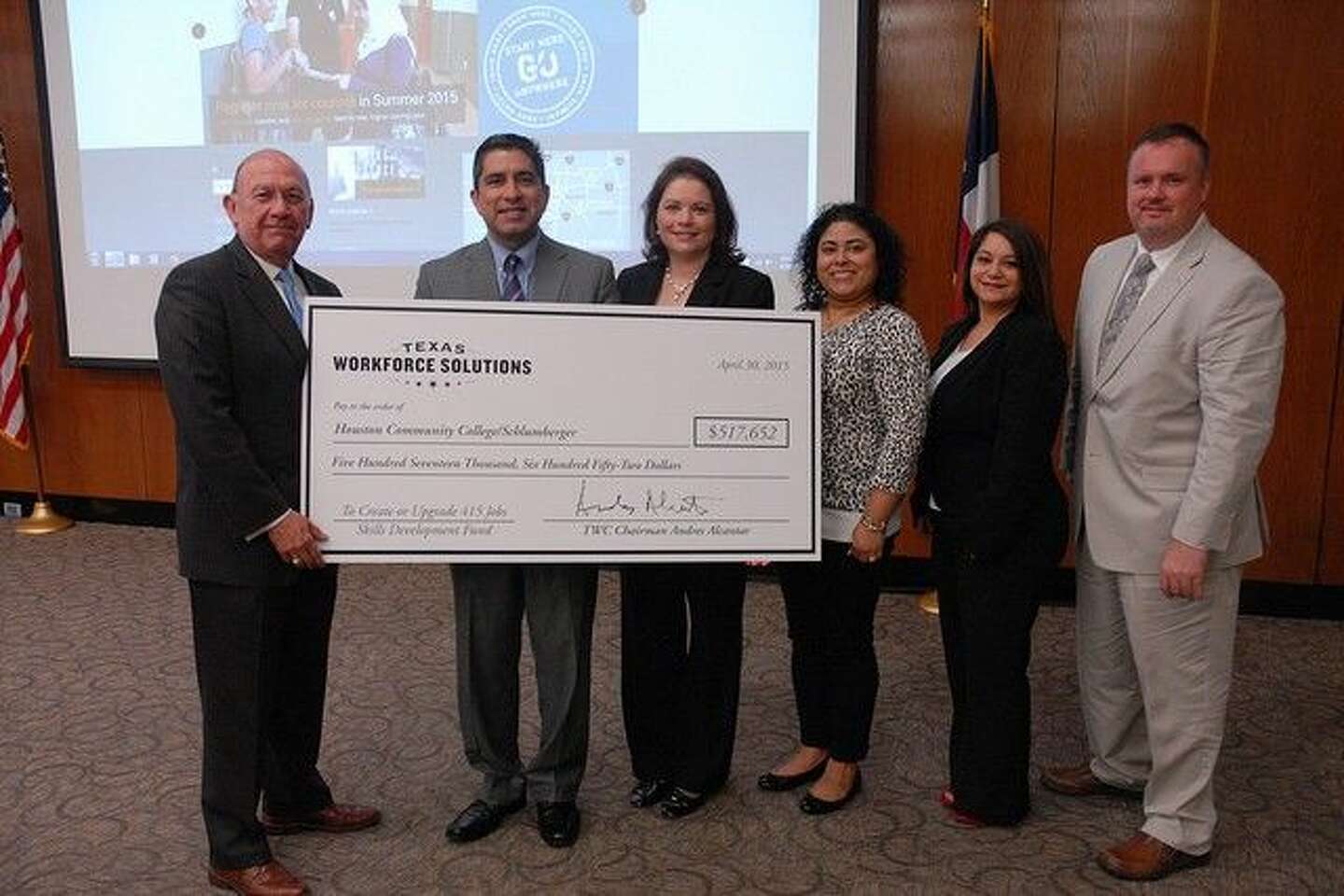 HCC receives $517,652 to upgrade Schlumberger employee skills