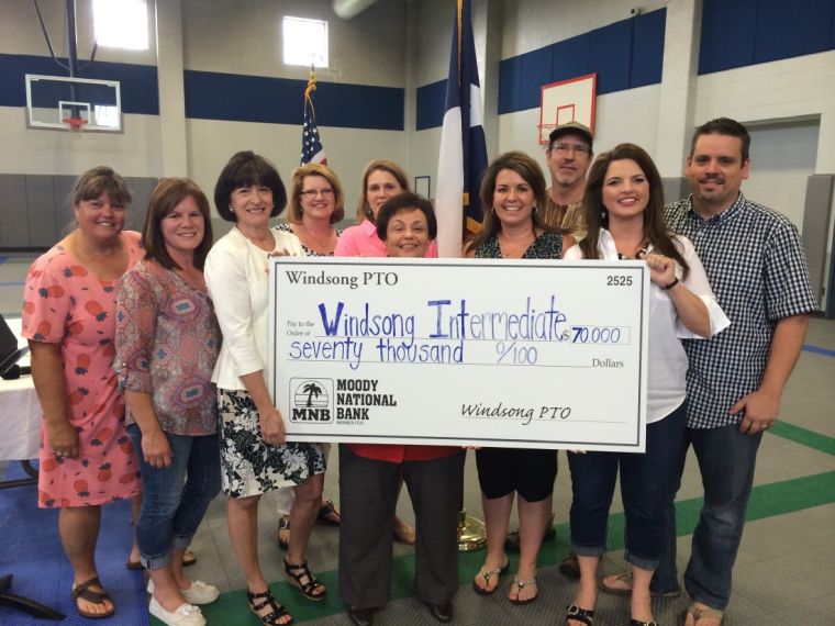 PTO breaks record in giving $70,000 at Windsong