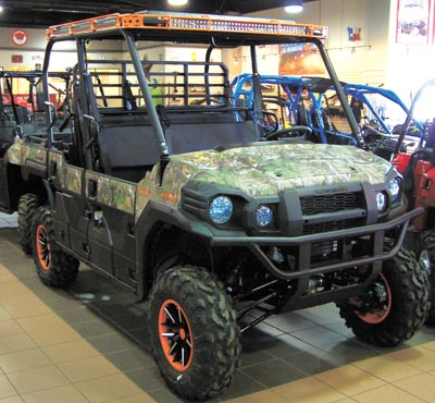 Hunt for your custom Kawasaki side-by-side at Midland powersports this fall