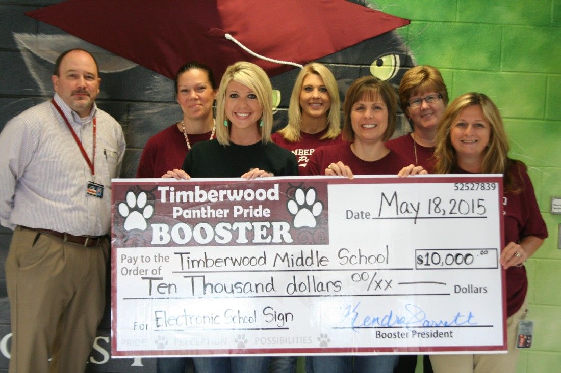 Timberwood Middle launches campaign to purchase electronic marquee