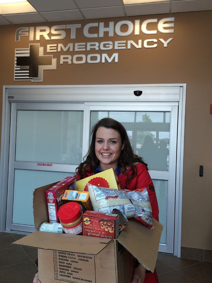 First Choice Emergency Room teams up with Houston Food Bank on food drive