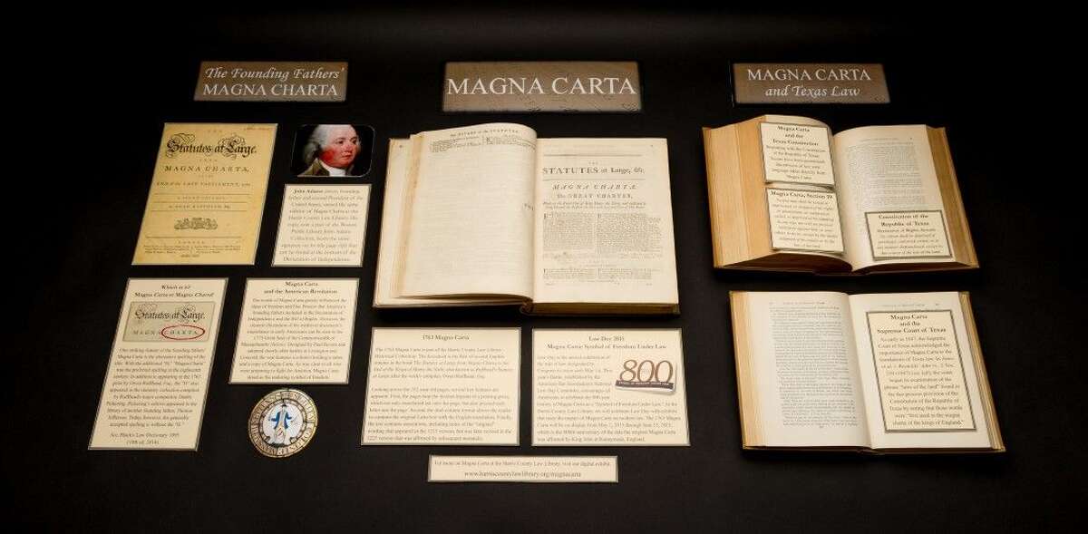 Harris County Law Library displays exhibit celebrating Magna Carta ...