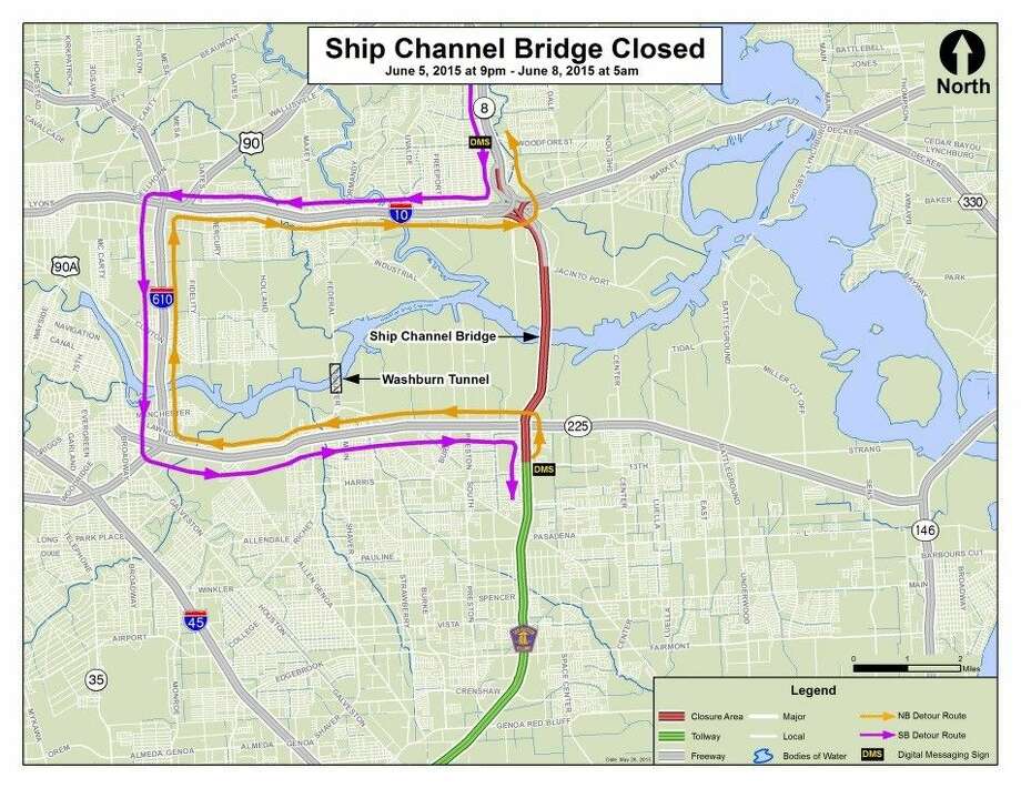 HCTRA announces temporary closure of the Sam Houston Ship Channel ...