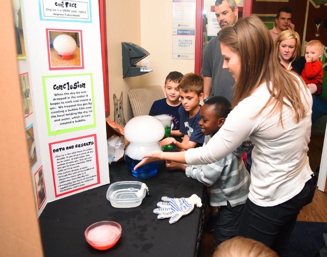 Preschoolers Host Science Fair