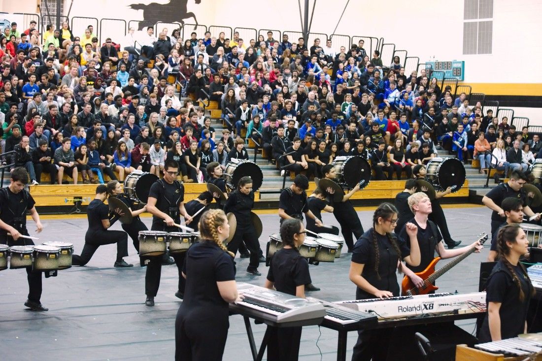 Area teams compete at Texas Color Guard competition