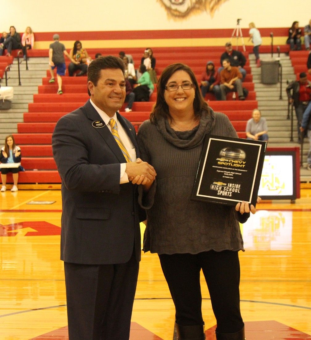Cypress Woods DI recognized with Chevrolet Spotlight Award