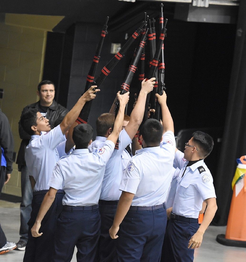 AFJROTC units place at Military Drill Competition