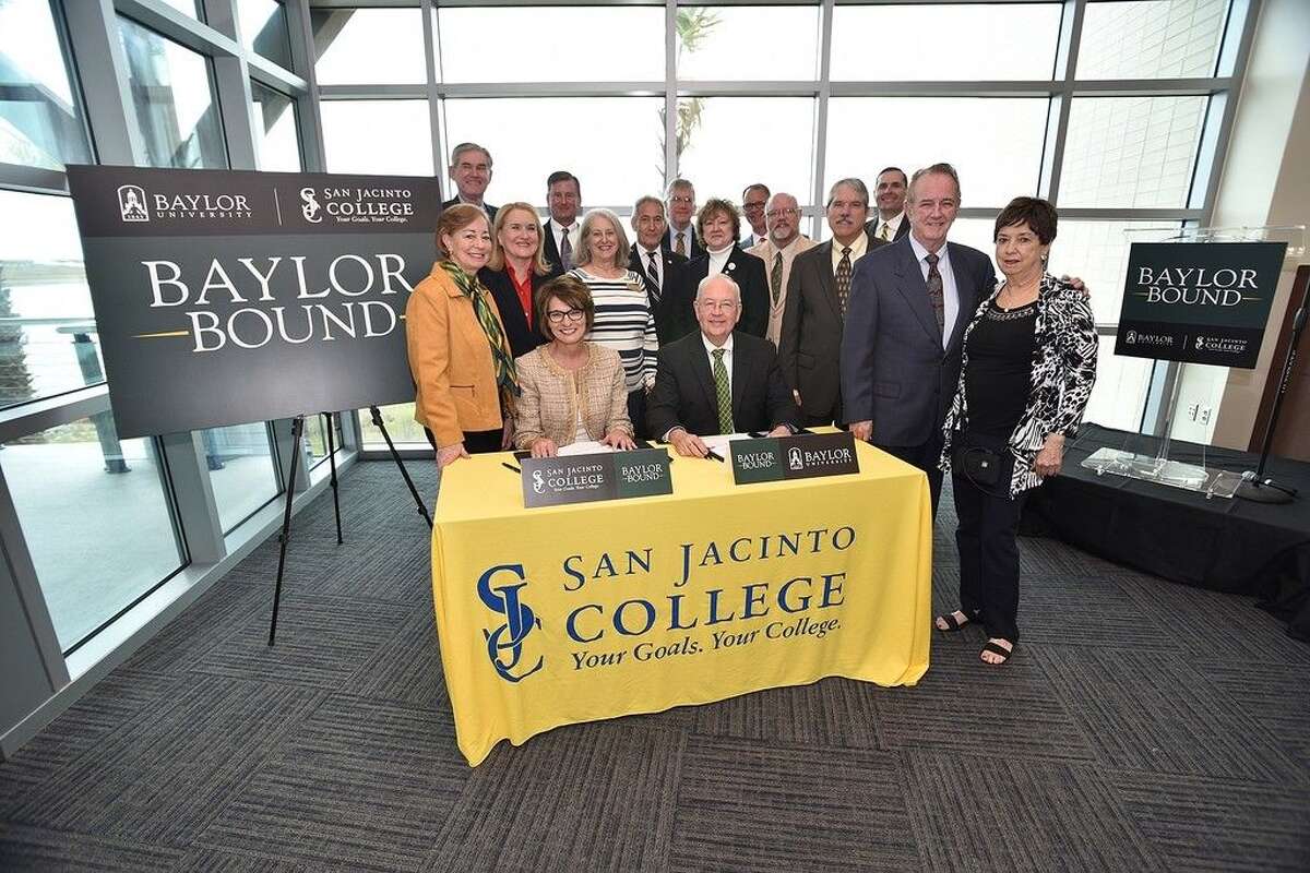 San Jacinto College, Baylor announce partnership