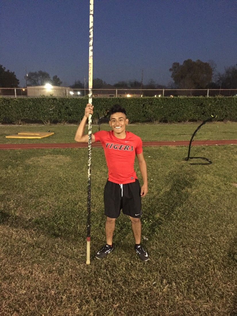 Tiger pole vaulter sets new record at 11-6