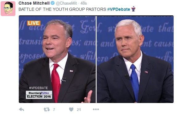 Memes make fun of Kaine and Pence after VP debate