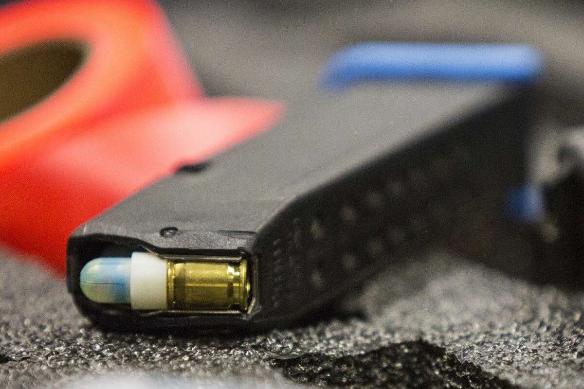 Local law enforcement officers participate in active shooter drill