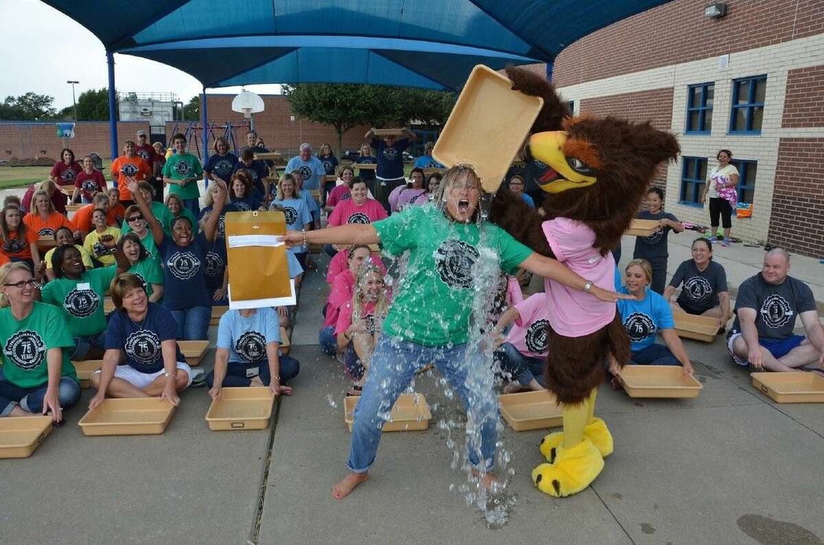 CFISD Embraces ALS Ice Bucket Challenge