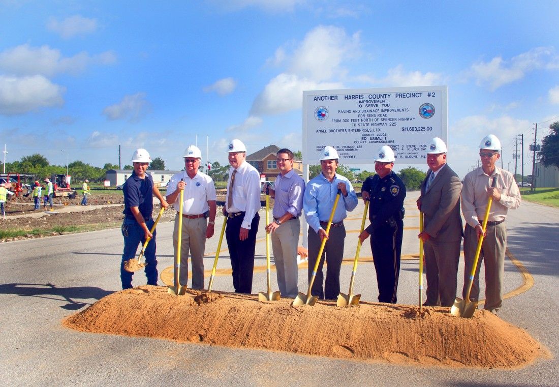 Officials host Sens Road groundbreaking