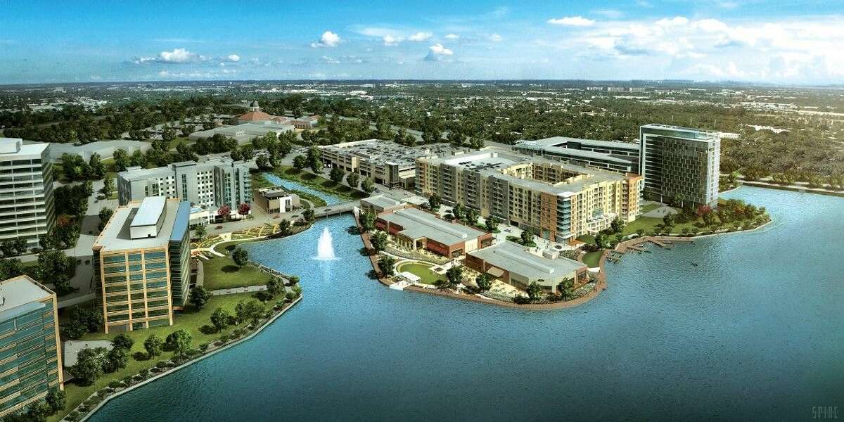 Pier 1 Imports signs on at Hughes Landing in The Woodlands