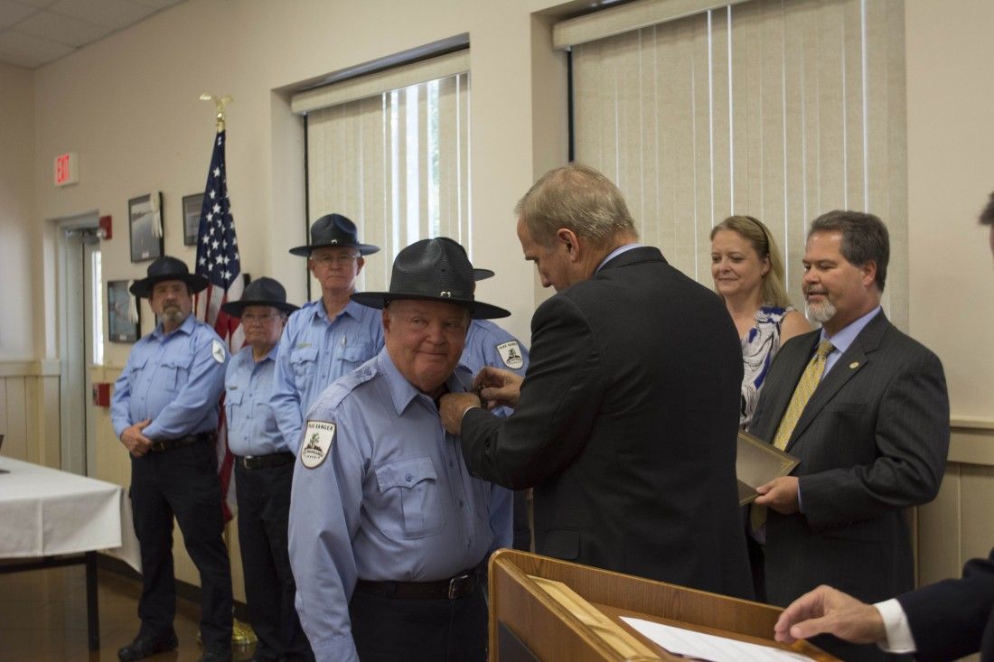 Township honors five park rangers in ceremony