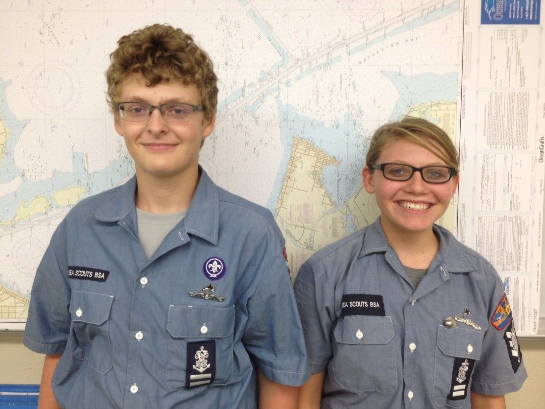 Two complete Sea Scout SEAL training