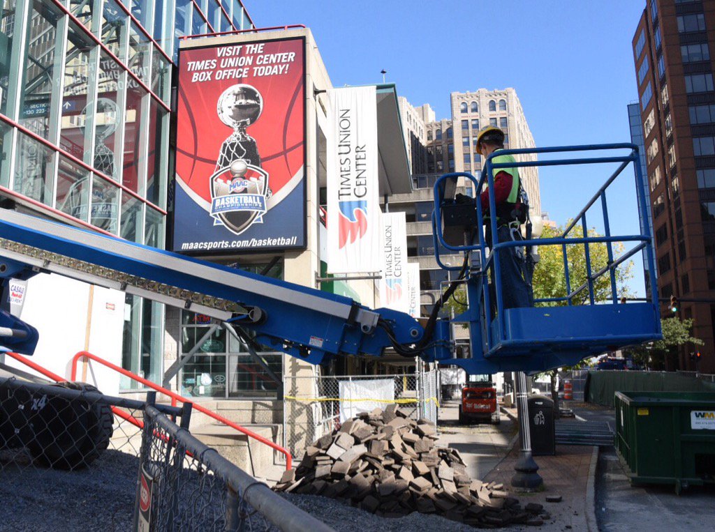 Photos: Atrium work underway at Times Union Center