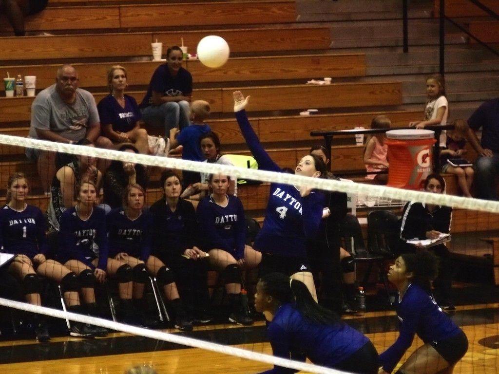 La Porte edges out Dayton in close volleyball match