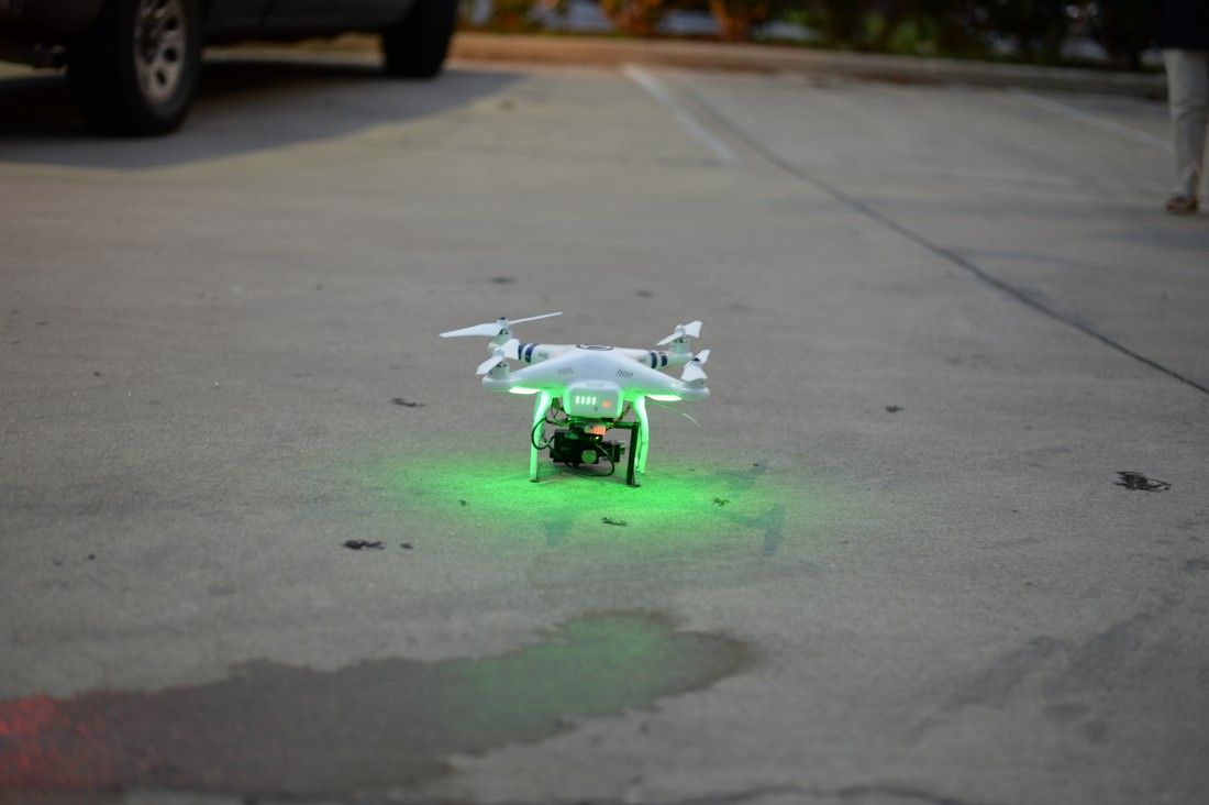 Drone demonstration offers glimpse of technology