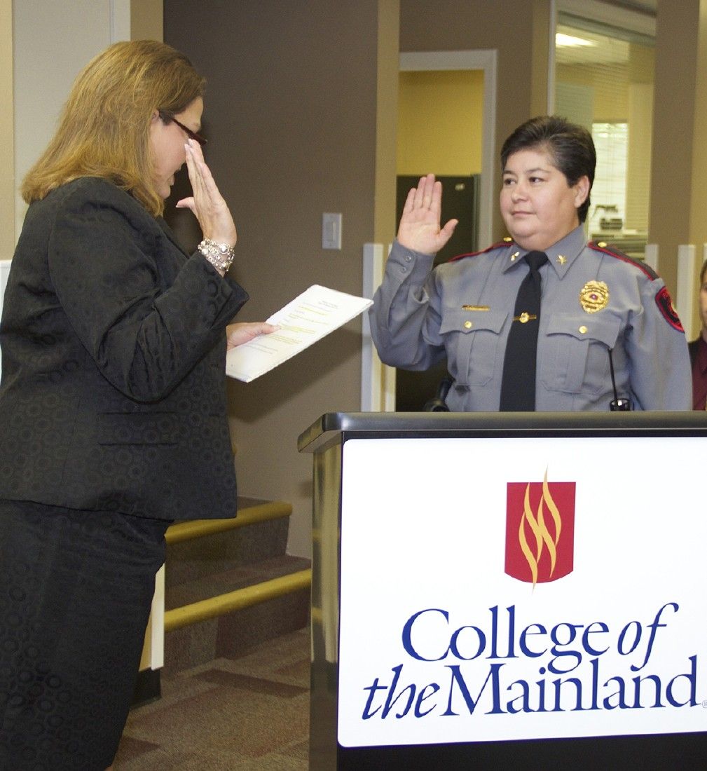 Chapa sworn in as first female chief of police