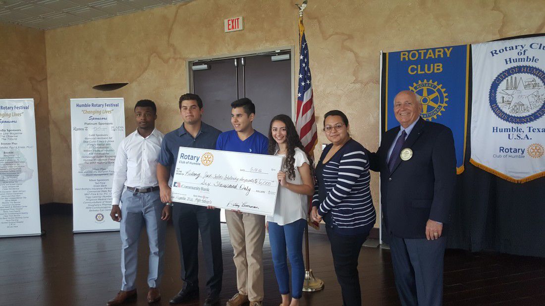 Humble Rotary awards scholarships to students of achievement from ...