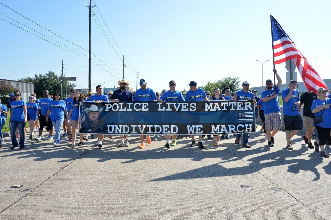 Thousands gather in Houston for Police Lives Matter March