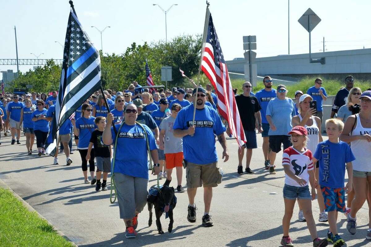 Thousands gather in Houston for Police Lives Matter March
