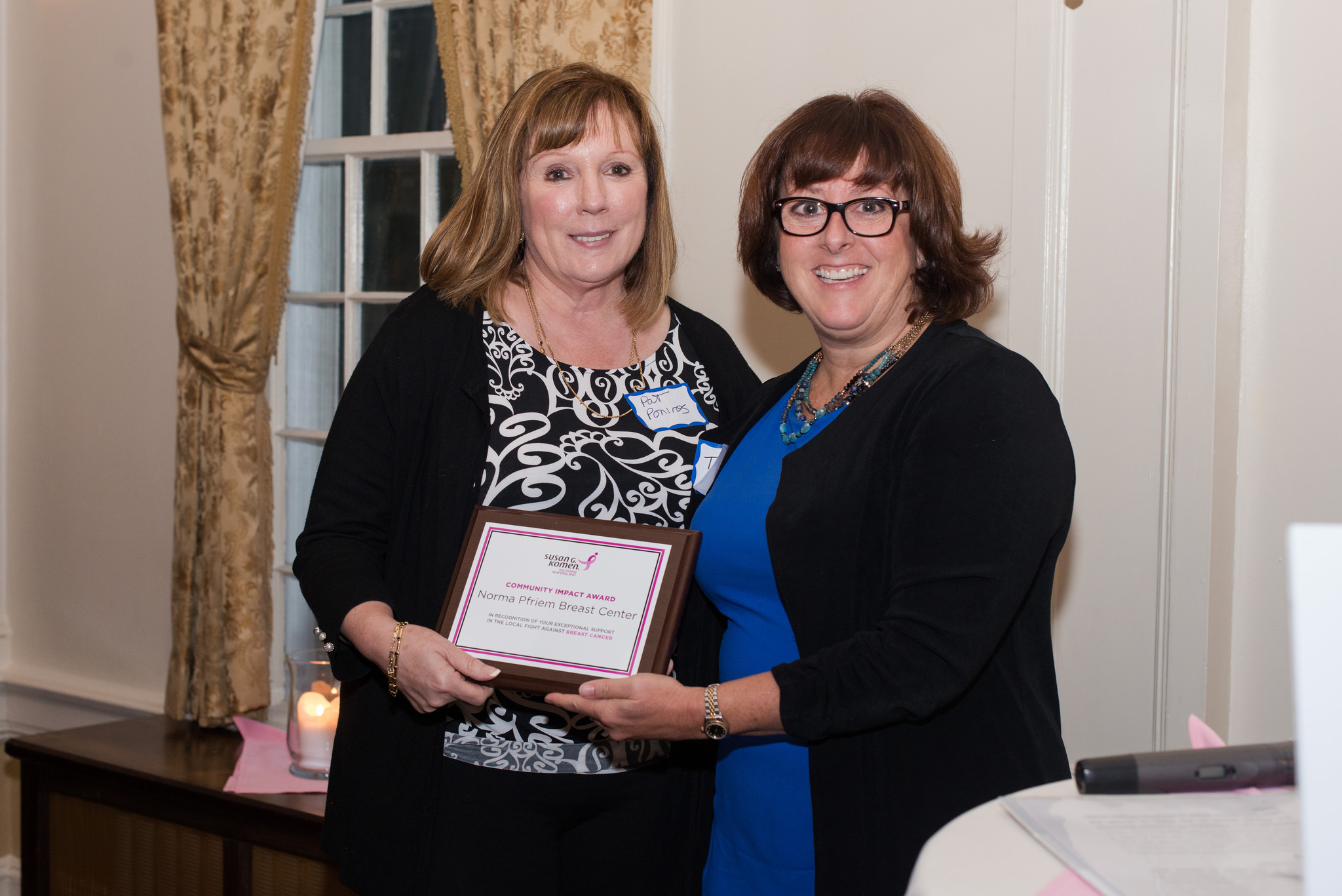 Breast Center honored with Komen award