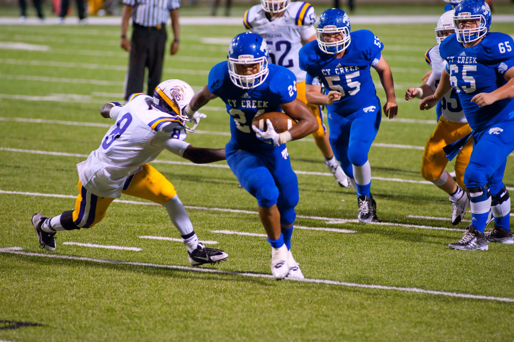 FOOTBALL: Cy Creek topples Jersey Village for big win