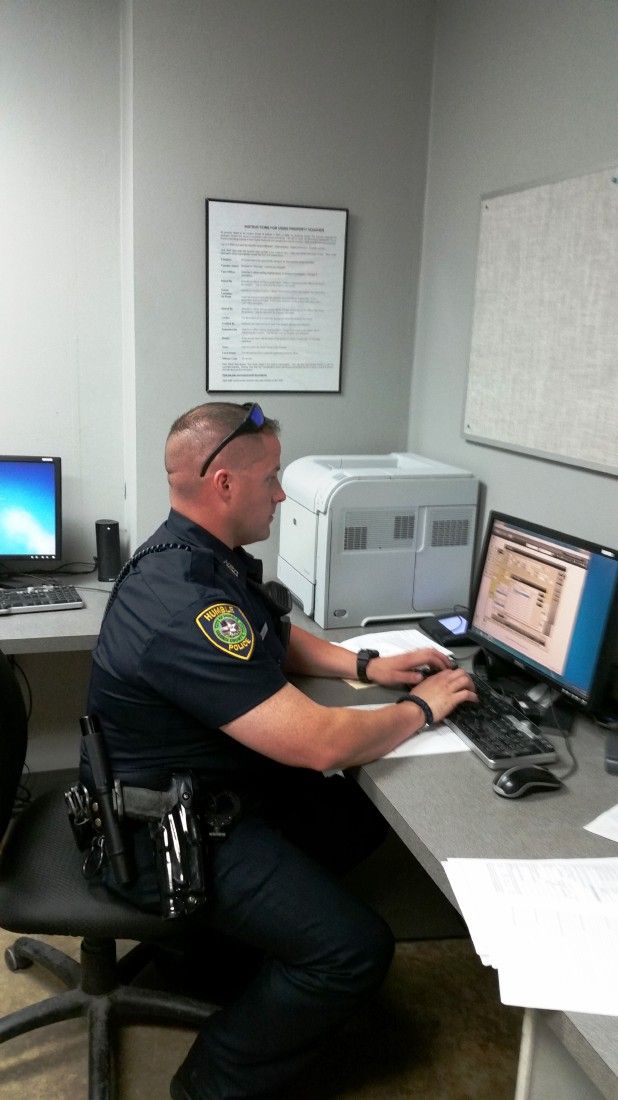 Evening shift with Humble Police