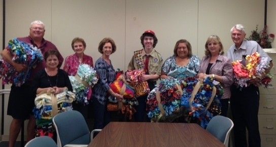 Eagle Scout projects provides warm blankets for foster kids