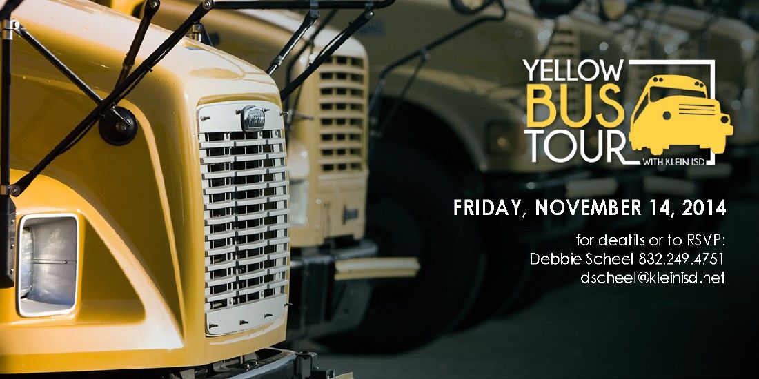 Get a glimpse of student life through Klein ISD Yellow Bus Tours