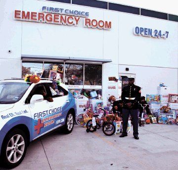 First Choice Emergency Room Teams Up with Toys for Tots