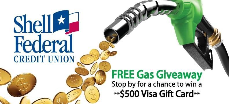 Shell Federal Credit Union hosts Free Gas Giveaway in Humble