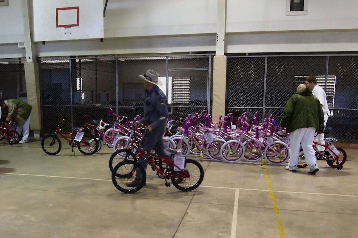 Inmates put together Bikes for Christmas