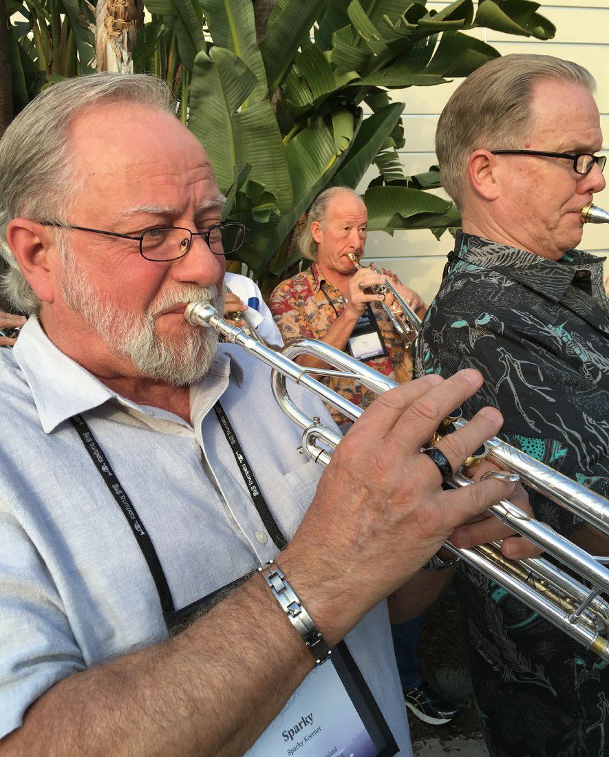 COM professor joins in record-breaking trumpet performance
