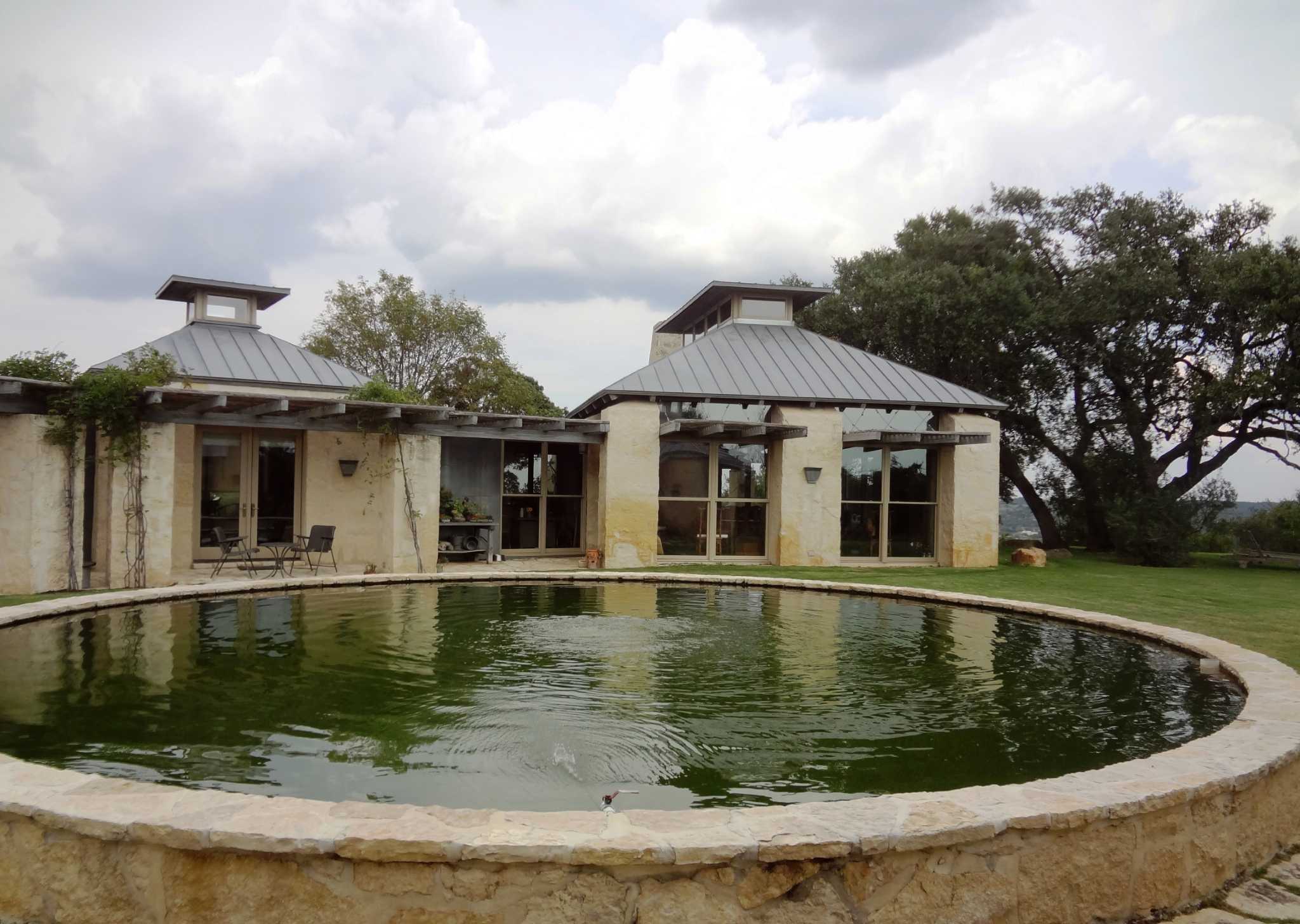 Unique ranch home has awesome Hill Country view