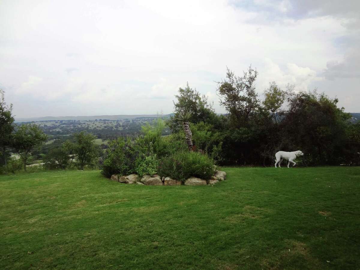 Unique ranch home has awesome Hill Country view