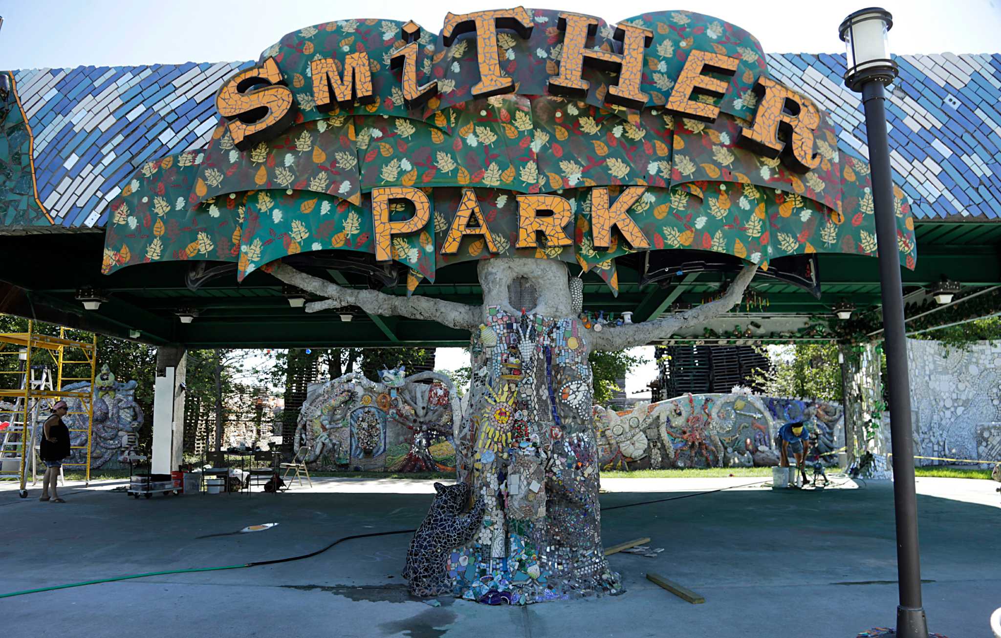 Using found art, nearly 300 people contributed to whimsical Smither Park